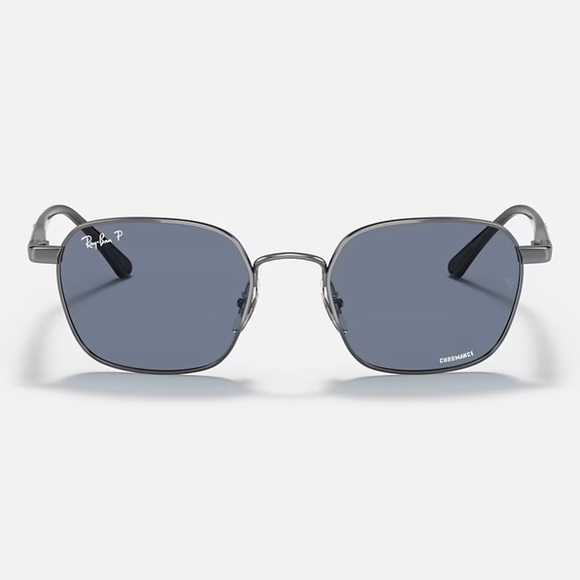 Ray-Ban | Accessories | New Rayban Chromance Gunmetal Blue Sunglasses ...
